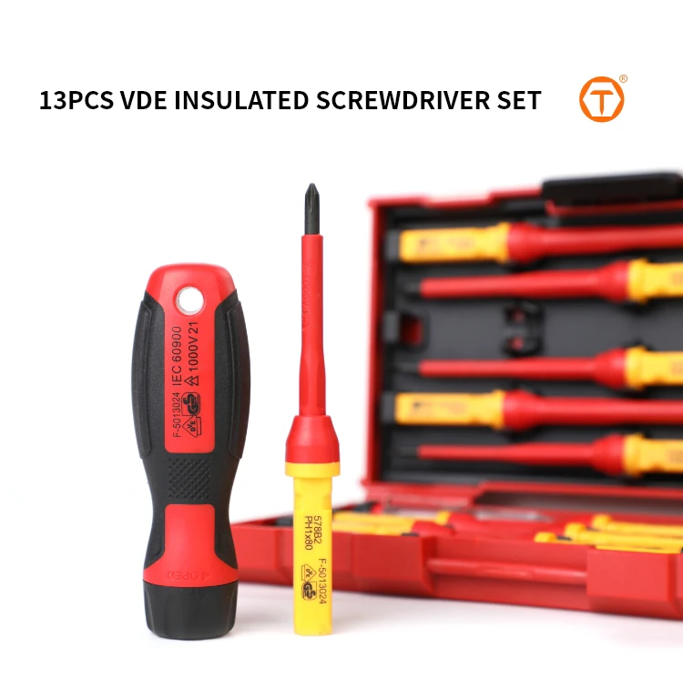 Professional Repair Tool Magnetic Screw Driver 13PCS 1000V VDE ...