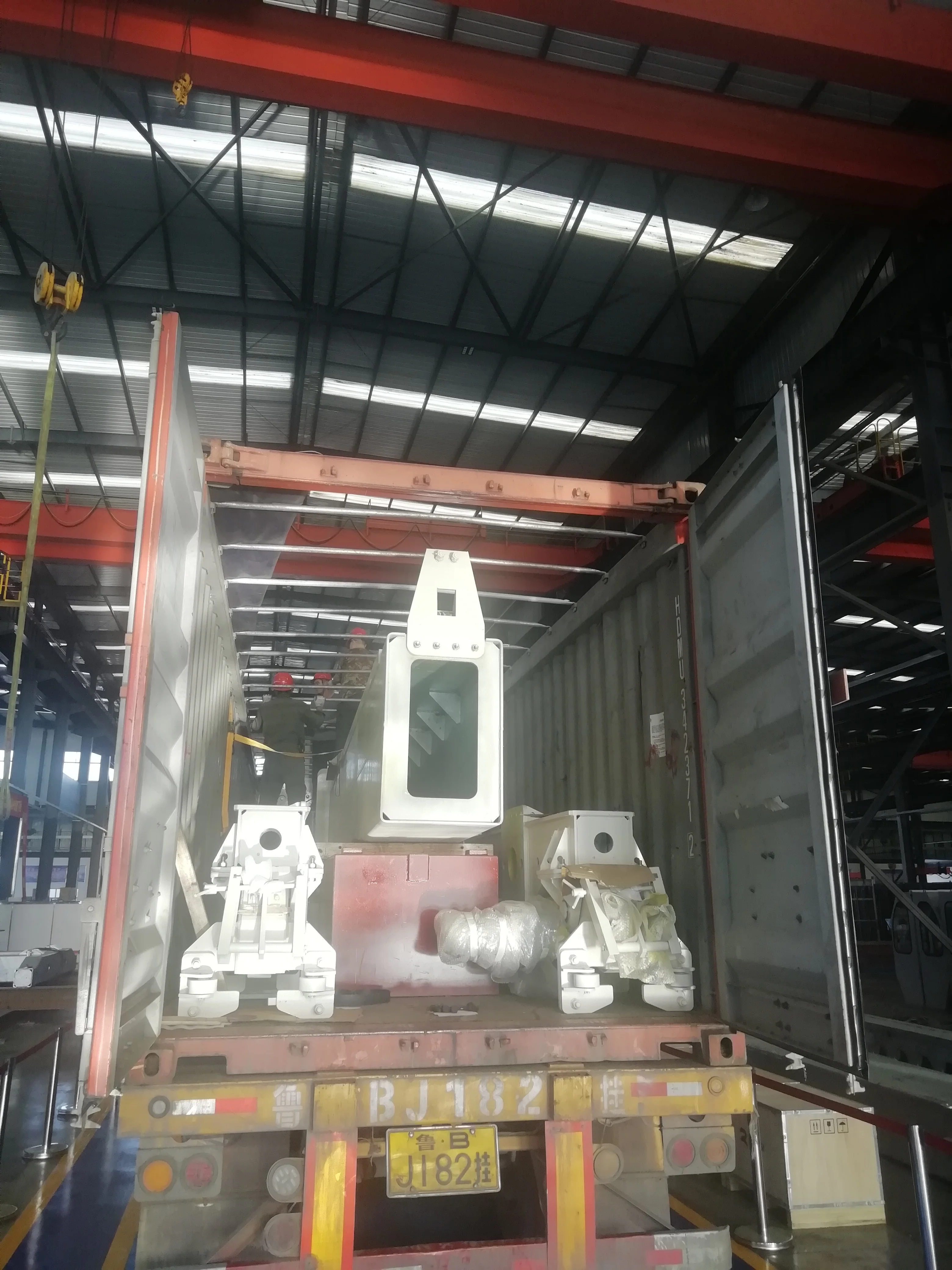 Track Bmu Building Maintenance System For Glass Cleaning Suspended ...