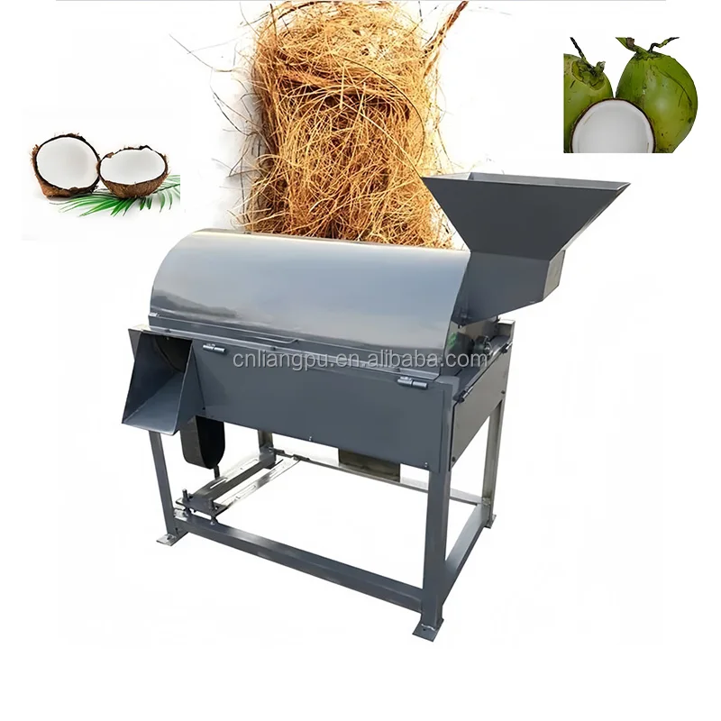 Automatic Coconut Coir Fiber Making Machine Coconut Shell Shredding ...