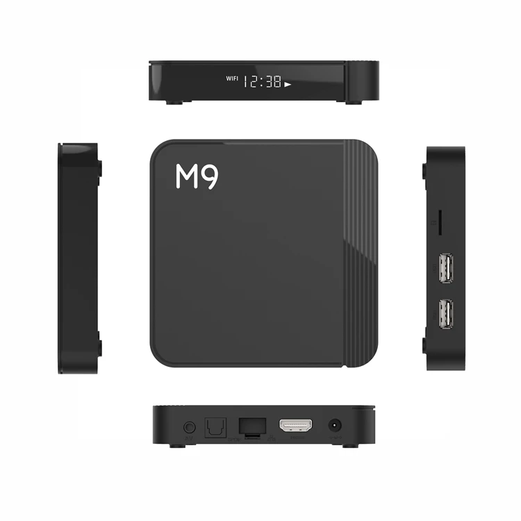 M9 4gb 64gb Android 11 Tv Box Smart TVBox S905Y4 2.4G/5Ghz Wifi AV1 4K ...