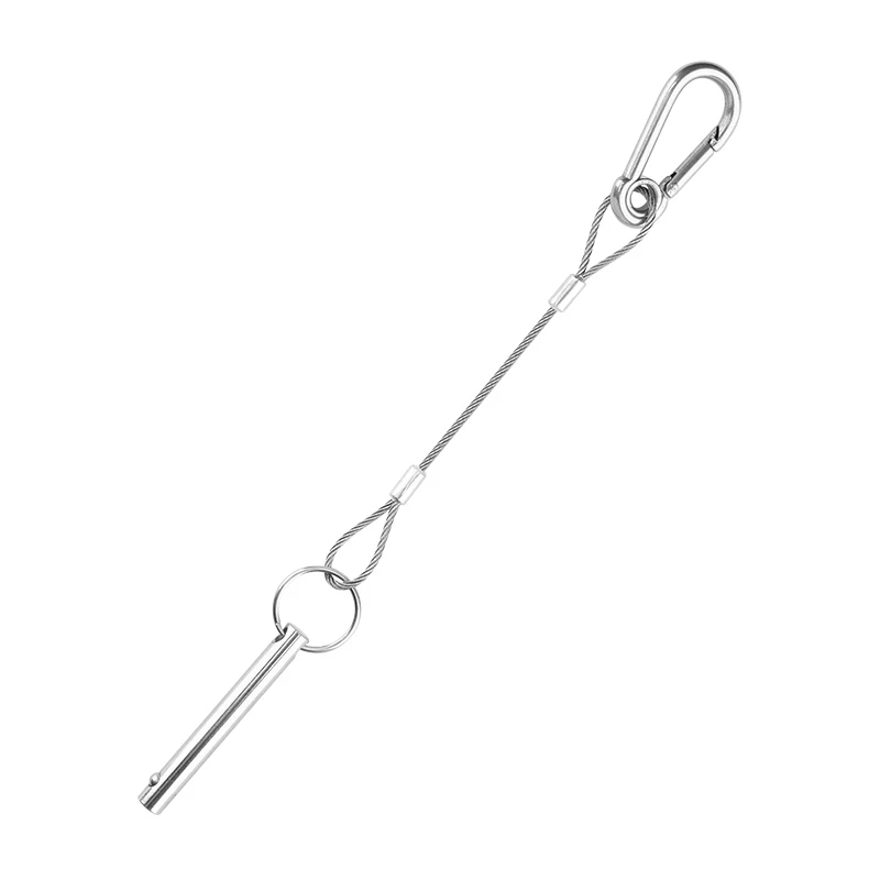 Stainless Steel Quick Release Lynch Pin Lanyard - Safe & Durable