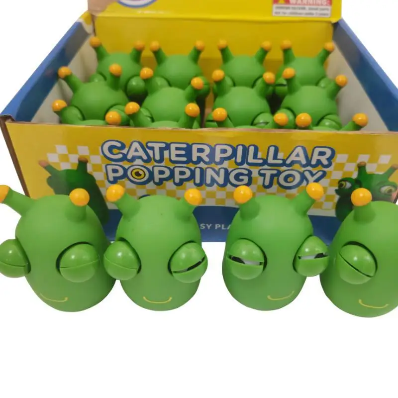Stress Fidget Toys Green Vegetable Bug Eye 5d Eye Popping Worm Squeeze ...