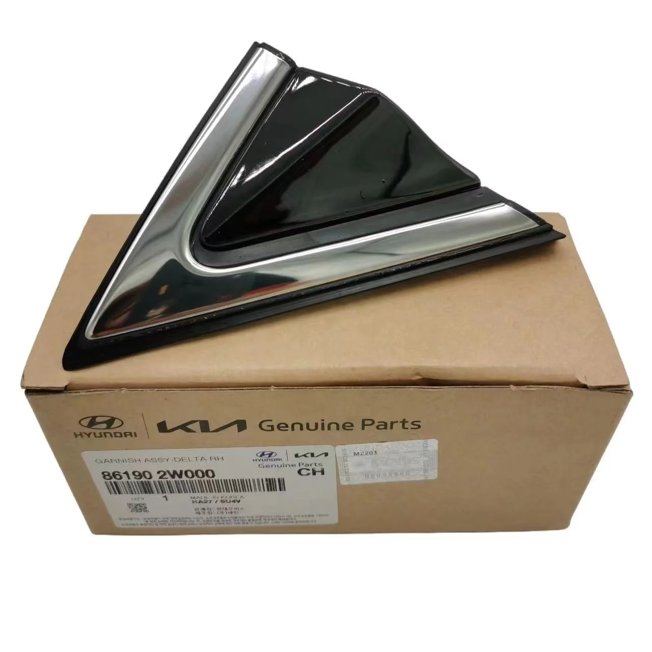LH & RH Fender Corner Chrome Molding for Hyundai Santa Fe