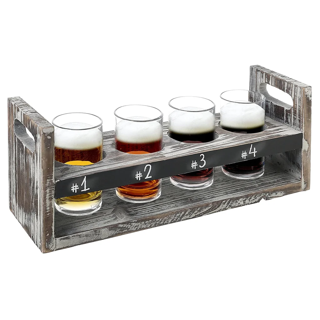 Personalized Beer Flight Paddle Beer Taster Tray Laser Engraved Beer ...