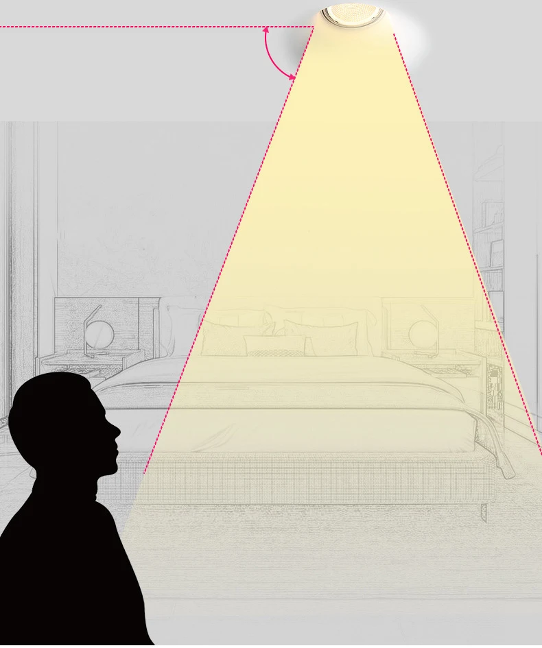 Modern Super Bright Led Gypsum Light Living Room Corridor Intelligent ...