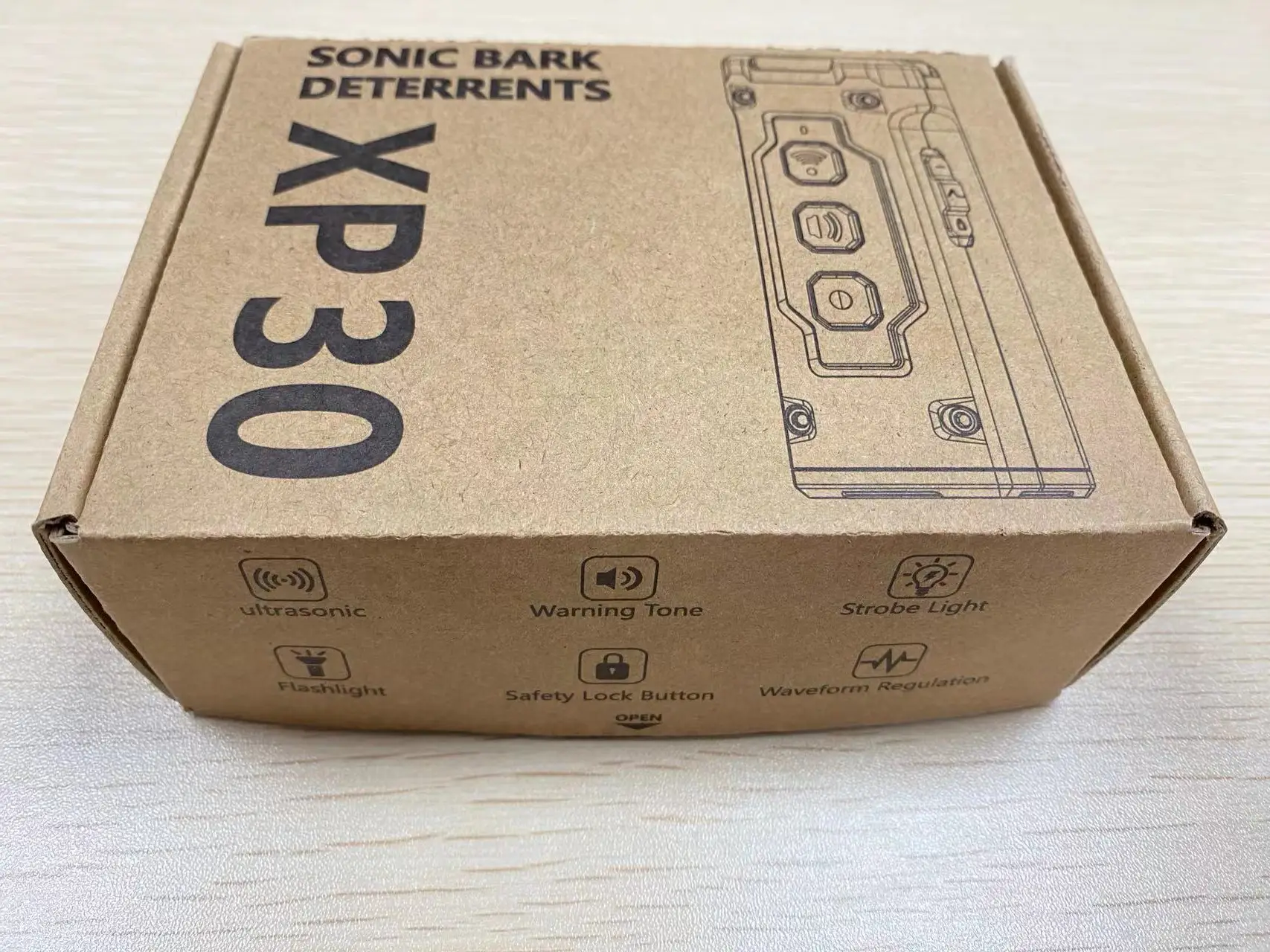 Rechargeable Sonic Bark Deterrent Anti Barking Stop Bark Training ...