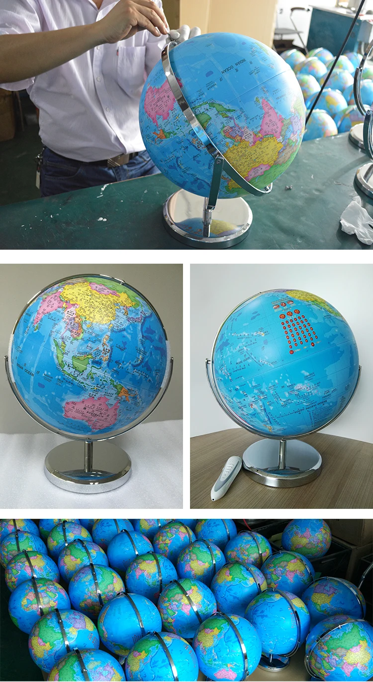 Seeball 32cm Intelligent Voice Reading Globe for Fun Learning Geography ...