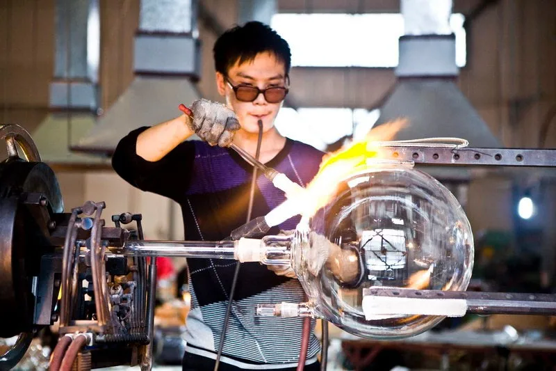 U-shaped Porous Plate Glass Absorption Tube for Lab Research