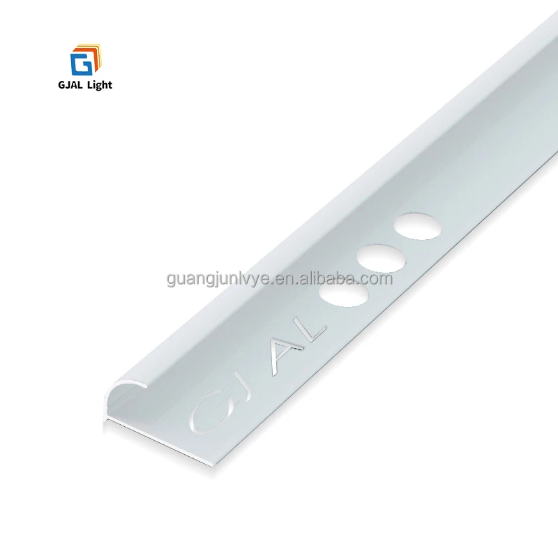 L Shape Aluminum Corner Tile Edge Trim Decorative Profile Metal Strips ...