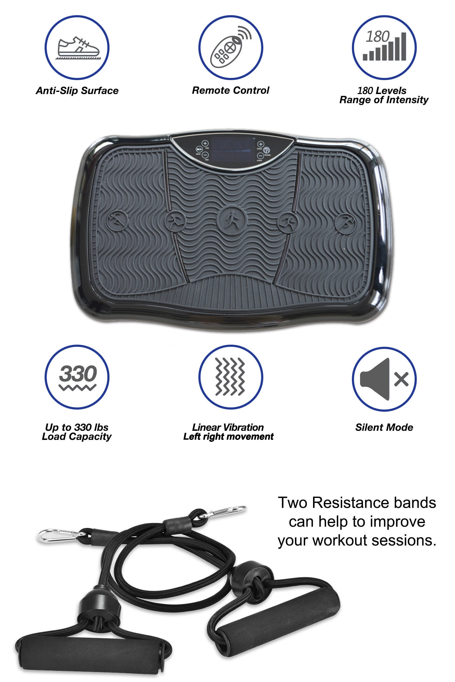 High Quality ABS Vertical Vibration Machine for Home Use