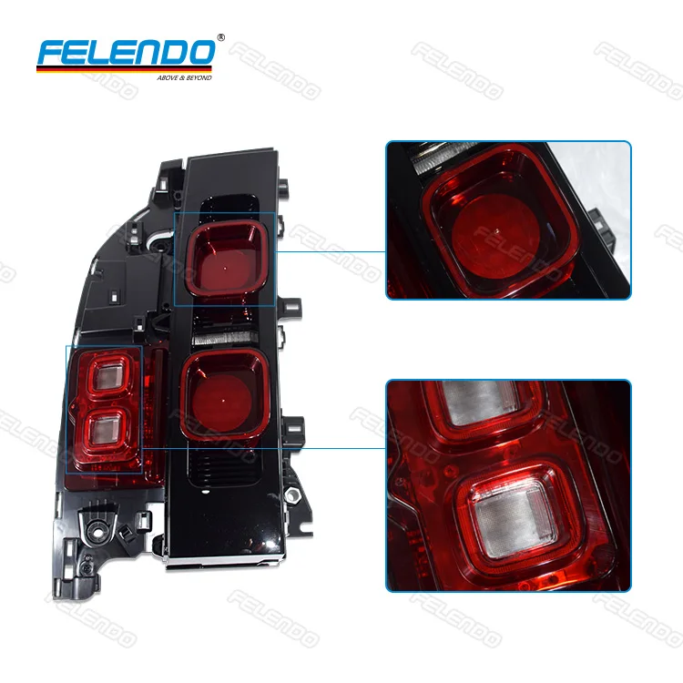 Felendo Car Taillights Rear Lights For Range Land Rover Defender Led ...
