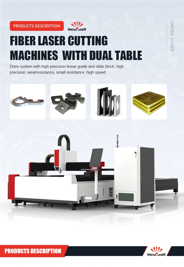 Unitek Laser 4020 Fiber Laser Cutting Machine - 6000w to 12000w