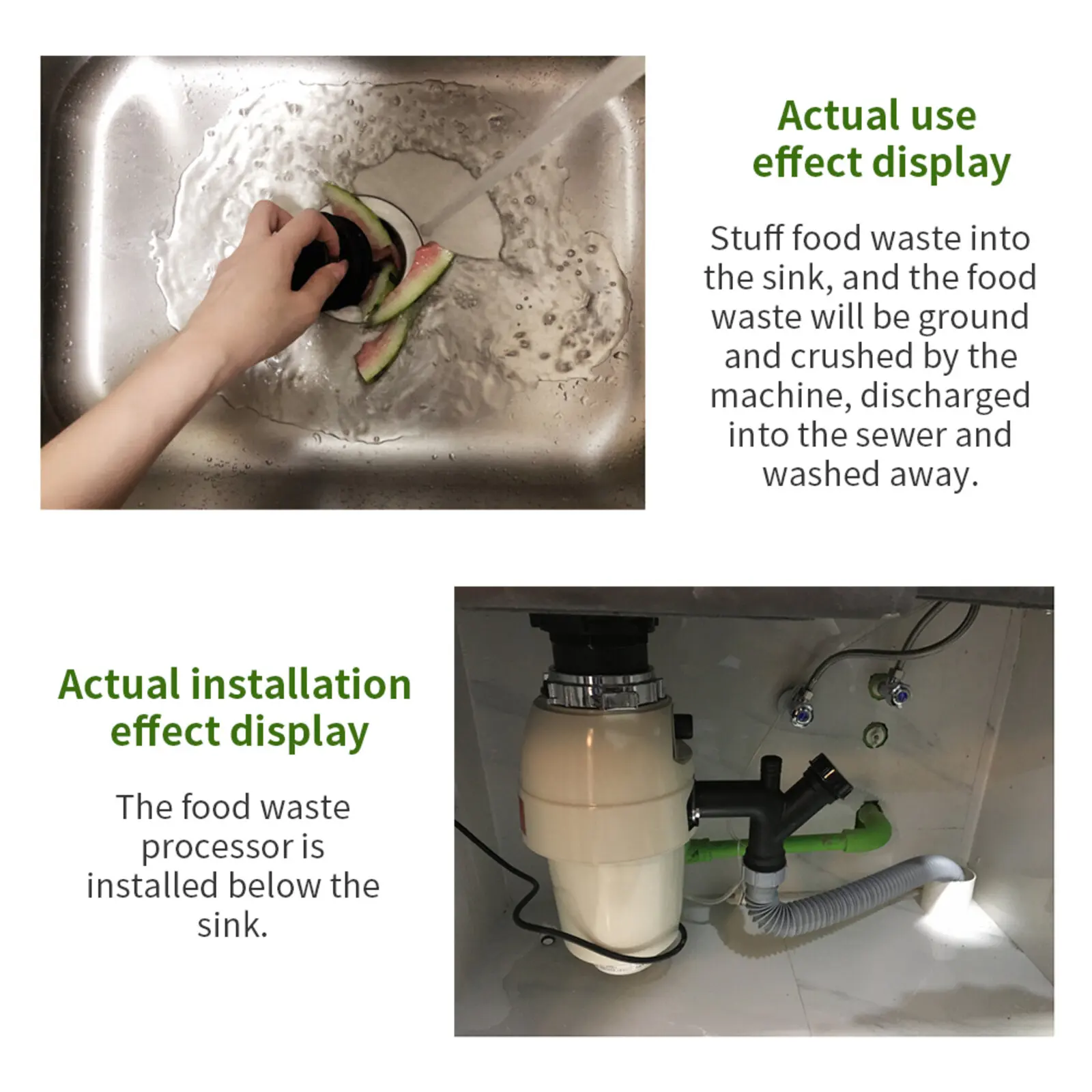 Efficient Kitchen Waste Disposal with Harda Food Shredder