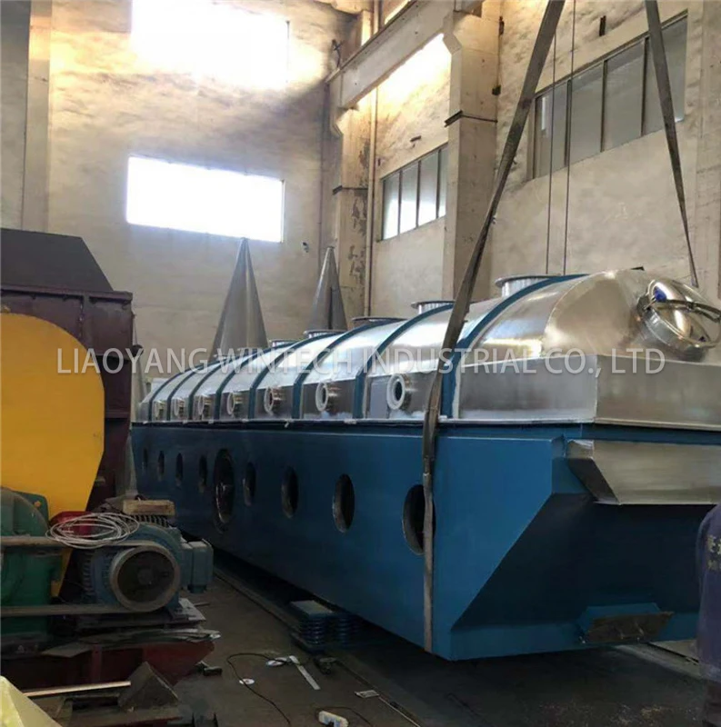 Industrial continuous sea salt flake fluidized bed dryer machine ...