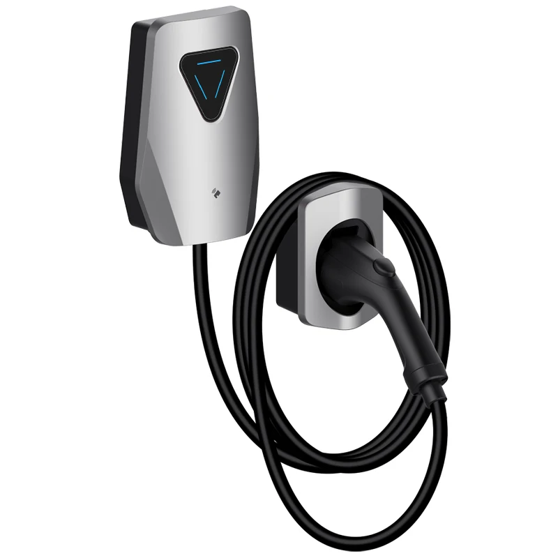 EV charger wall box 32A 7.2KW Type 2 wall mounted ev charging station ...