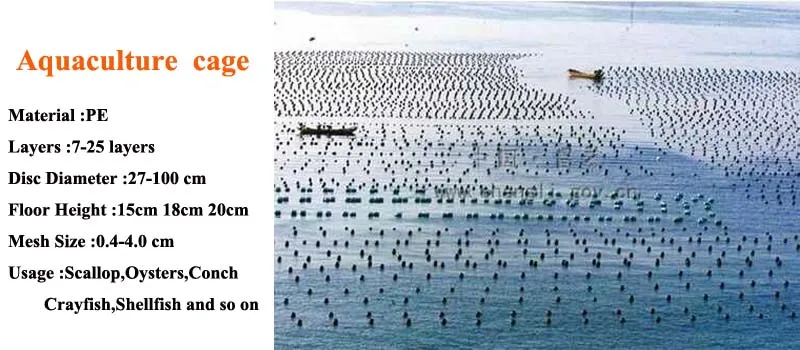 Scallop Breeding Cage Lobster Farming Cage Multi-layer Crab Fish ...