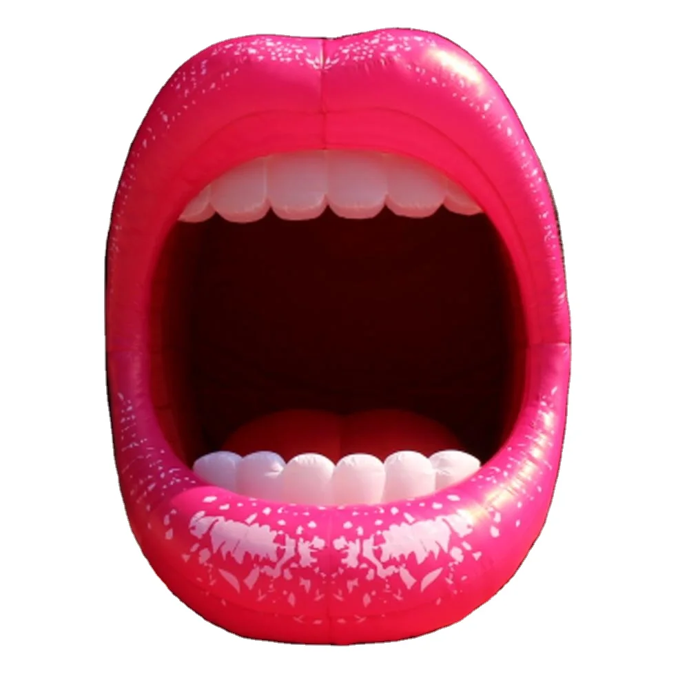 Giant Inflatable Lip Aerated Opening Mouth For Single Party Buy Giant