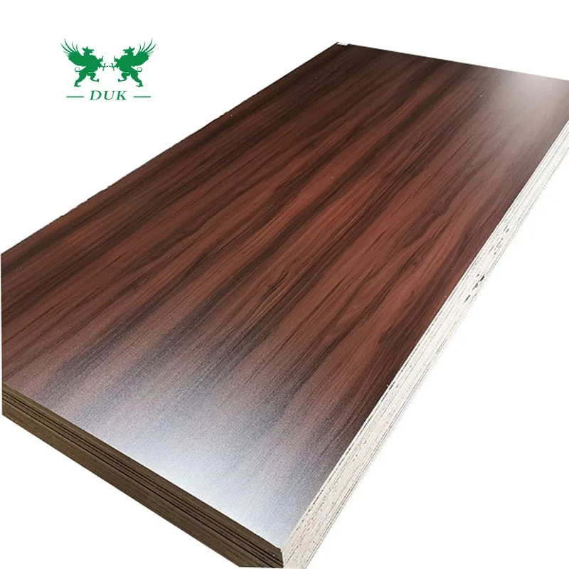 Wood grain melamine laminated mdf board 18mm 25mm furniture use ...