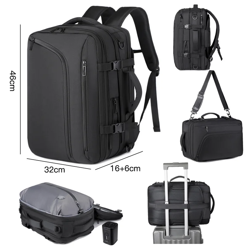 Men's Business Multifunction Computer Bag - Travel Vacuum Backpack