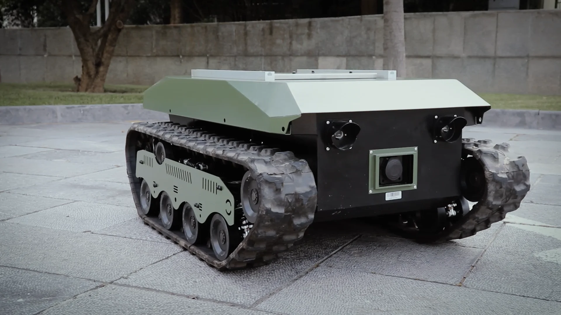 High Speed Tracked Chassis Robot Smart Remote Control Rubber Track ...