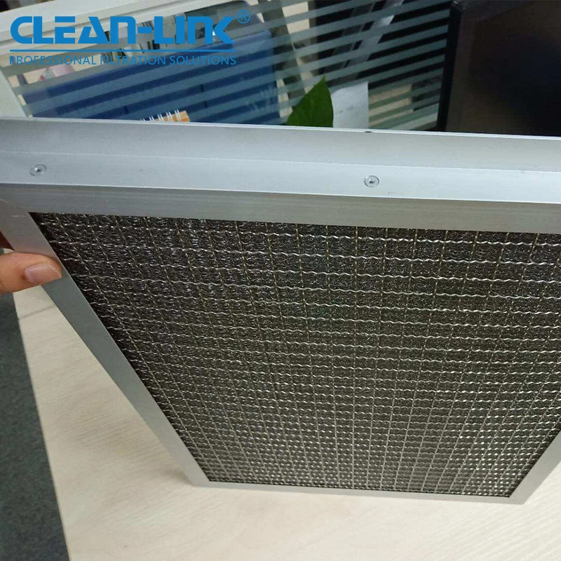 Long Life Service Washable Pre Filter Aluminum Mesh Panel