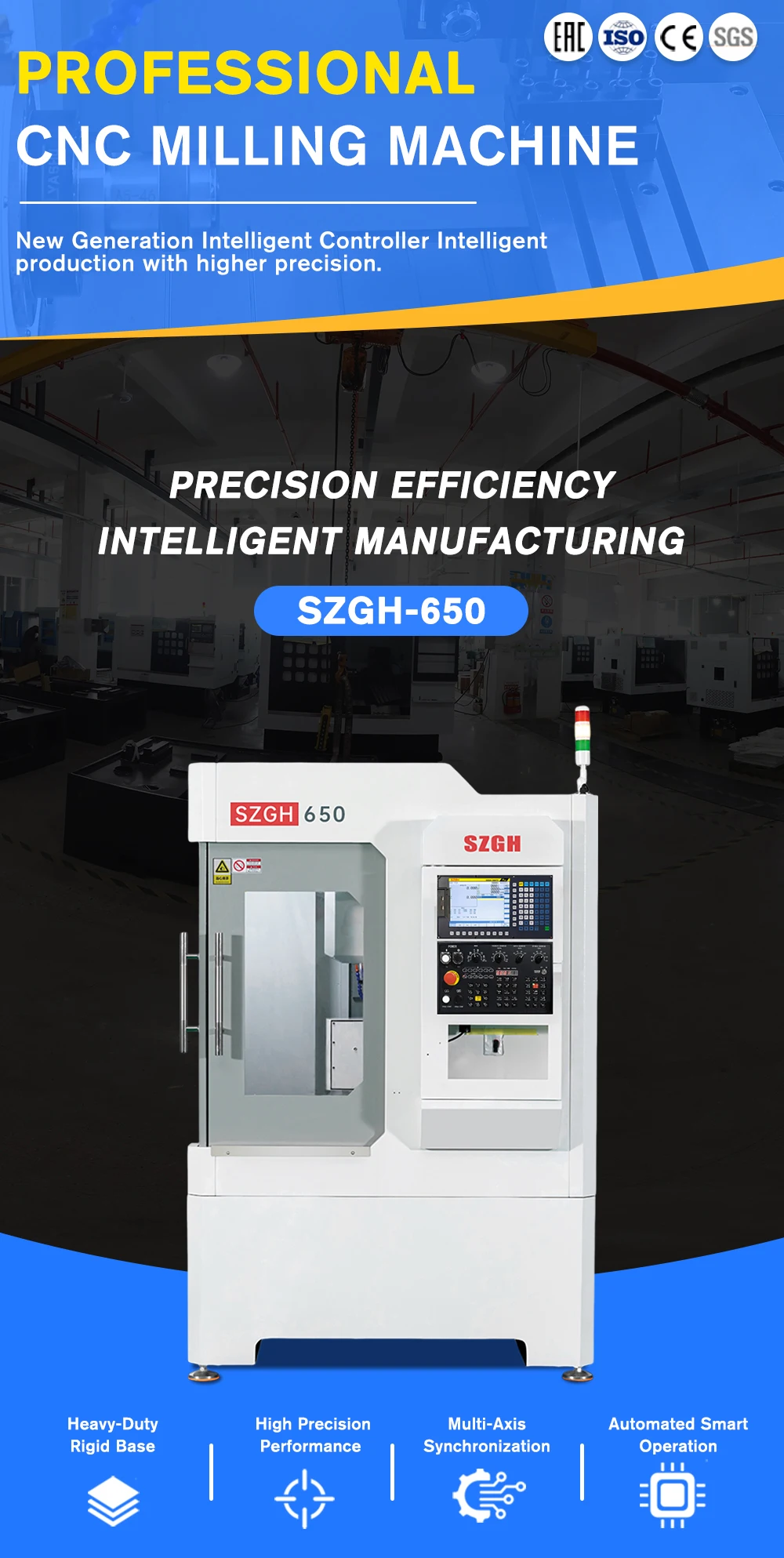 4th Axis CNC Mini Milling Machine - Expandable & Precise