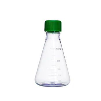 Cell Culture Lab Sterile Plastic Conical Flask With Breathable Cover ...