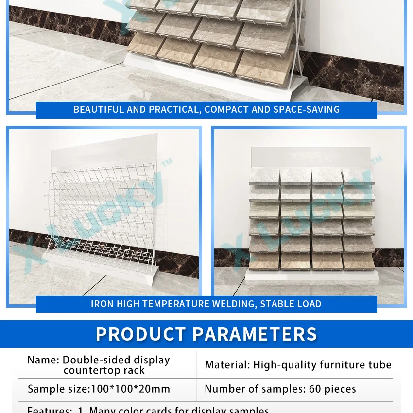Display Racks Tile Design Metal Slab Tile Floor Display Stand Rack ...