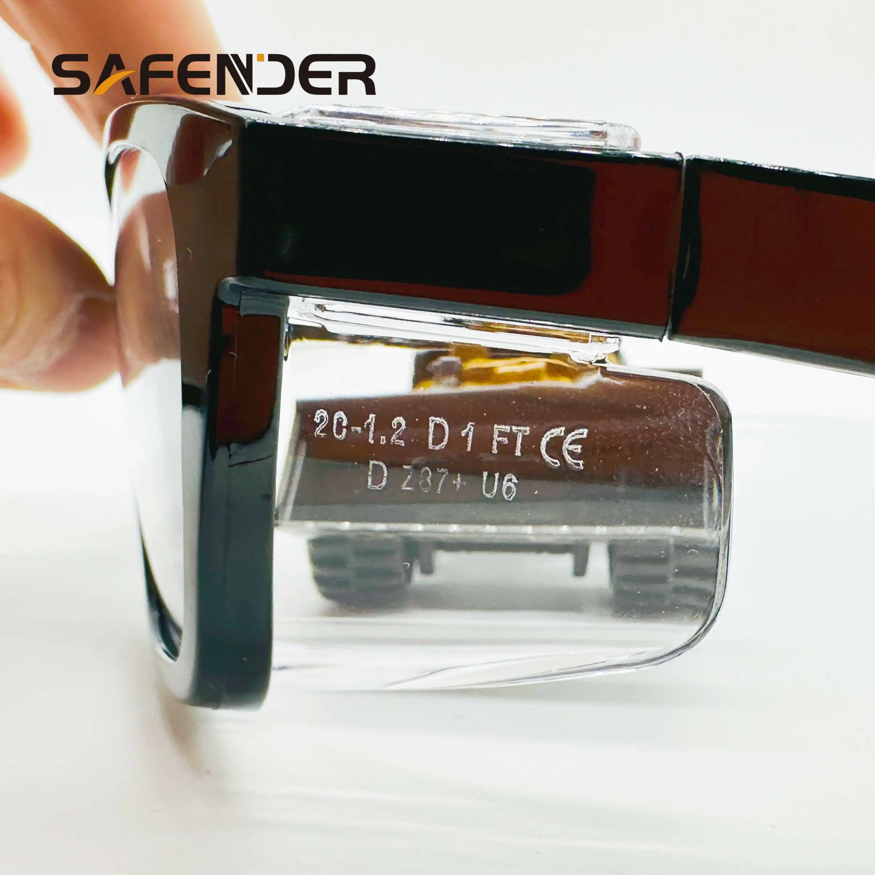 ANSI Z87.1 CE EN166 Certified Side Shields Anti-Impact Safety Glasses ...