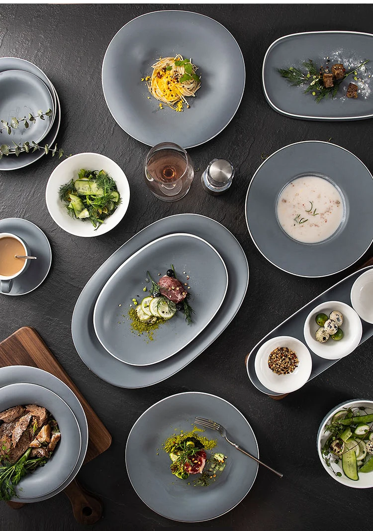 Events Dinnerware Ceramic Dishes Plate Set Assiettes Vajilla Nordic ...