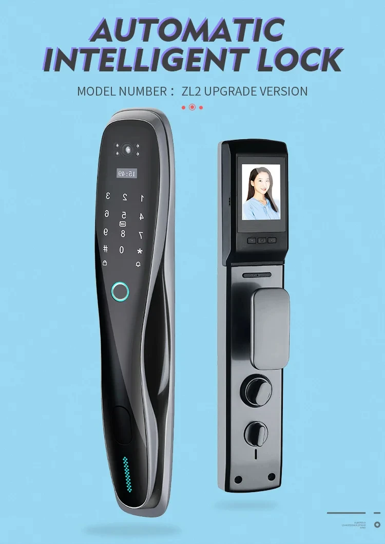 Tuya Zigbee Smart Lock Automatic Biometric Lock Rfid Ic Cardf Wifi App ...