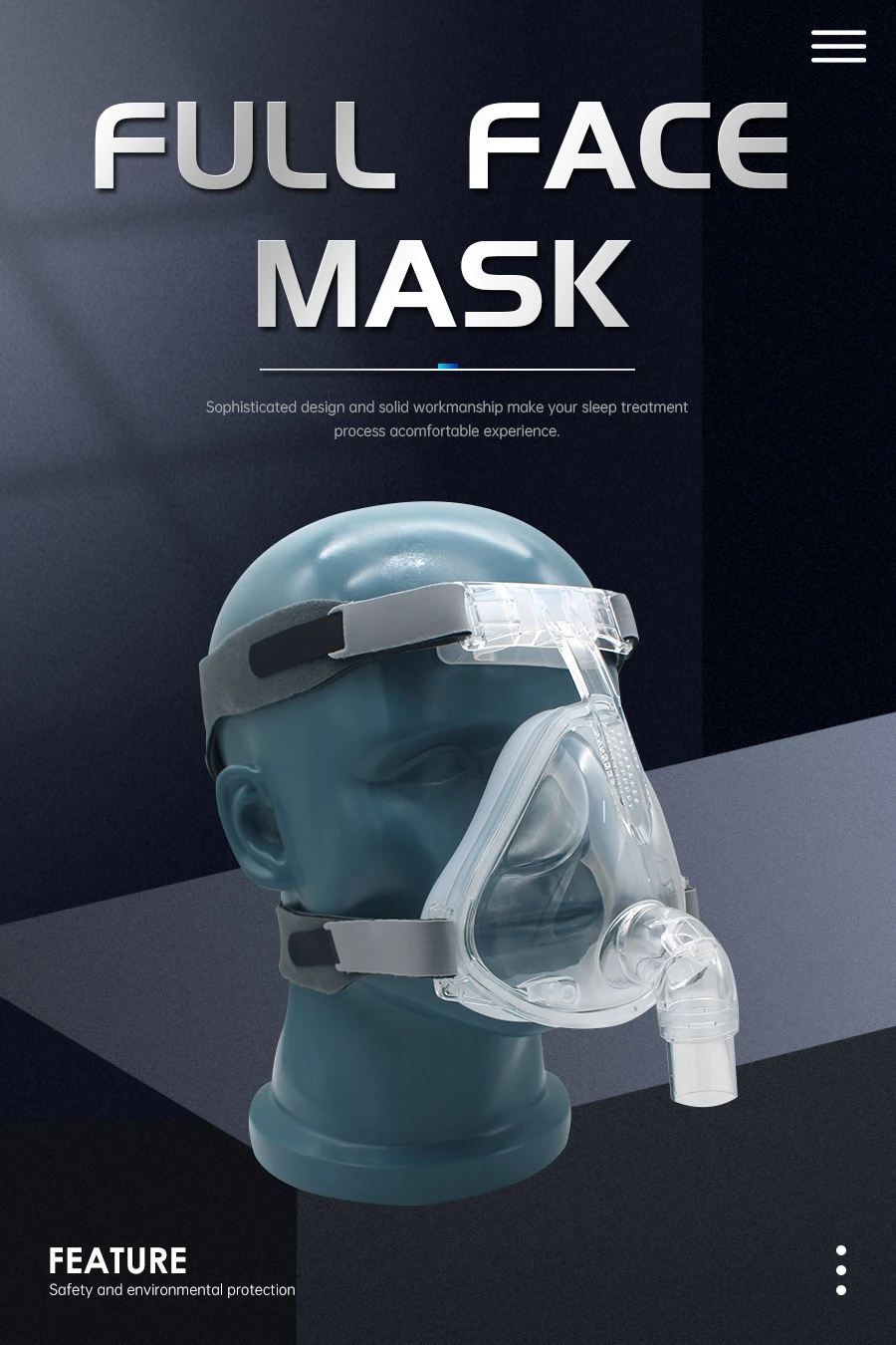 Bmc F1 With Headgear Air Respirator Supply For Sleep Apnea Anti Snoring ...