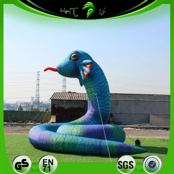 Custom Big Inflatable Snake Advertising Inflatable Large Net Snake ...