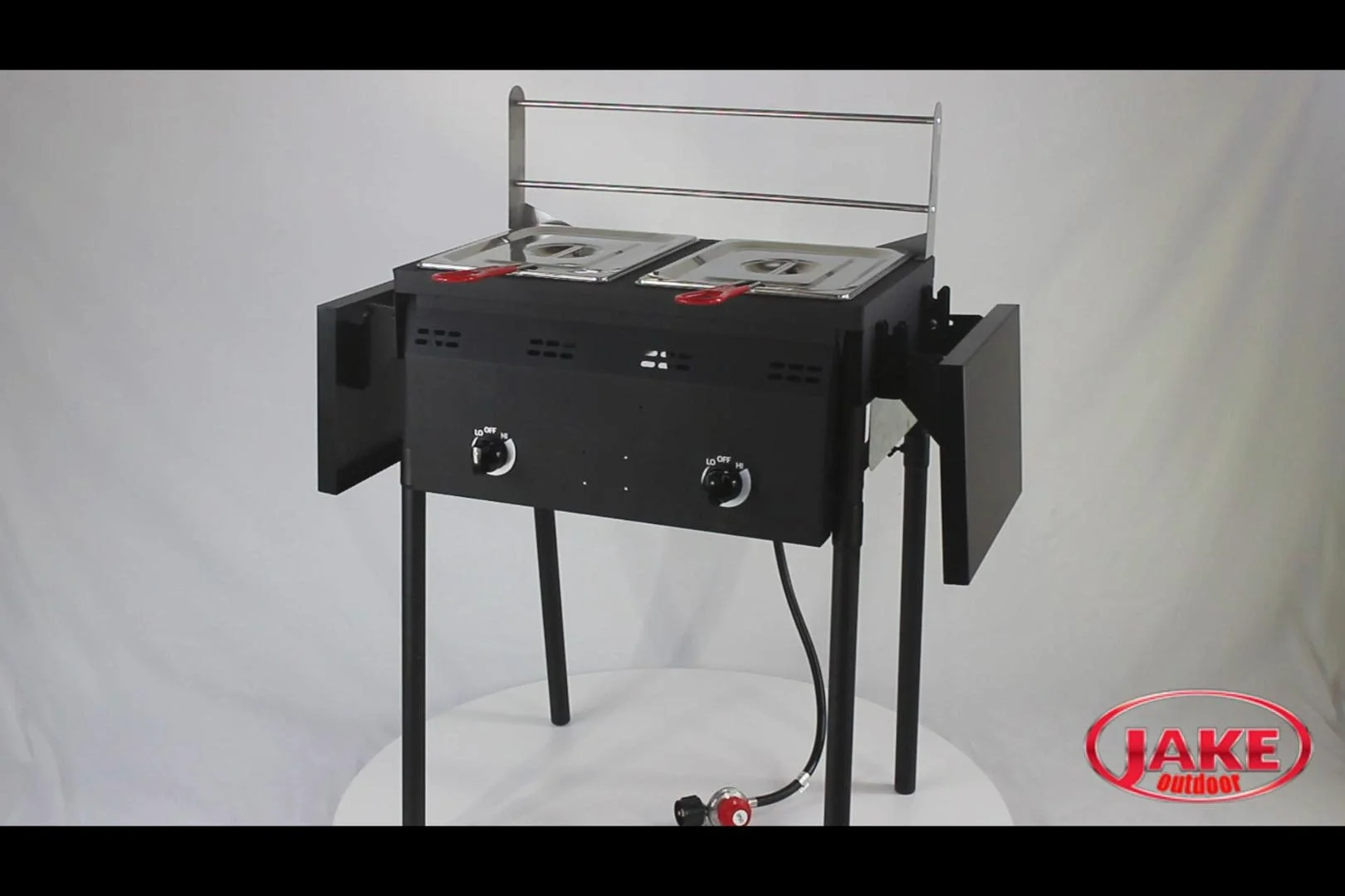 Outdoor Propane Deep Fryer,Double Burners Commercial Fryer With 2 ...