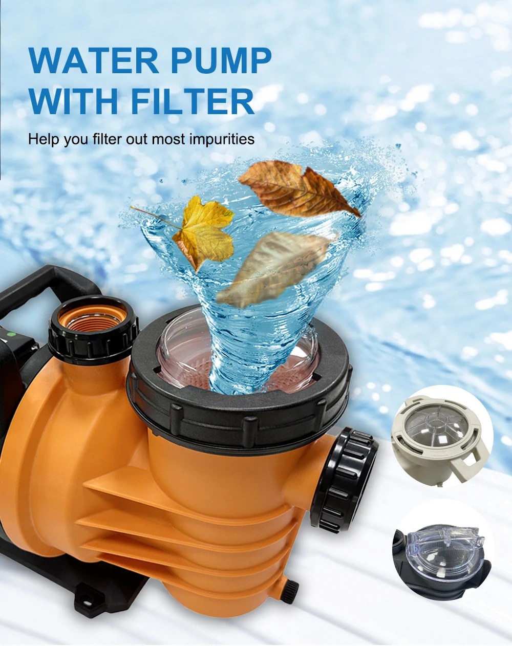 Oem High Pressure Variable Speed Water Pump 1hp 2hp 3hp Swimming Pool ...