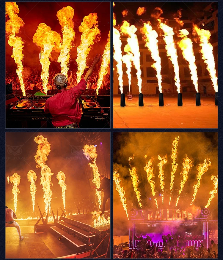 Stage Effect Flamethrower DMX Spray Fire Flame Machine