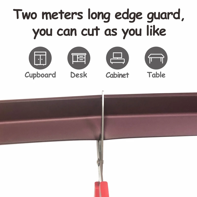 Factory OEM Furniture Corner Desk sharp Strip Bump Strong Adhesive Edge ...
