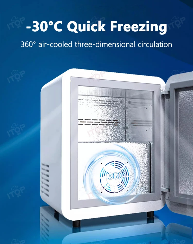 Small Size Compact Blast Chiller Shock Freezer Chocolate Individual ...