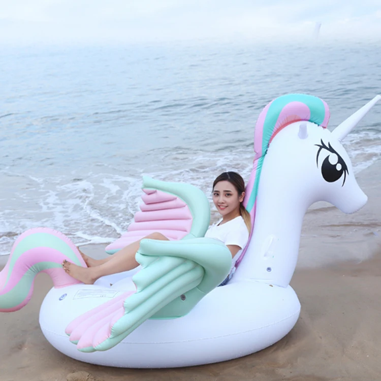 Rainbow Giant Inflatable Pegasus Horse Pool Float For Adults - Buy ...