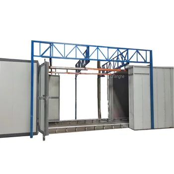 Walk-in Powder Coating Plant With Big Cyclone Powder Recovery Unit ...