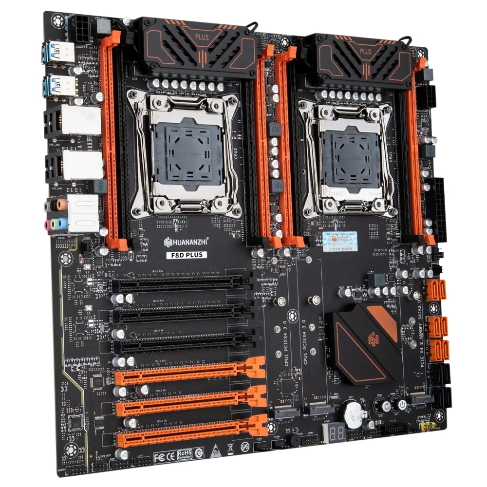 New HUANANZHI X99 F8D PLUS LGA 2011-3 XEON X99 Motherboard support Dual ...