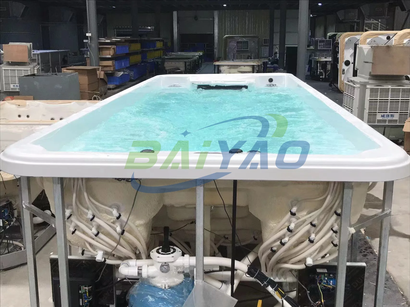 8 Meters Large Size Swimming Spa Pool with Balboa Control