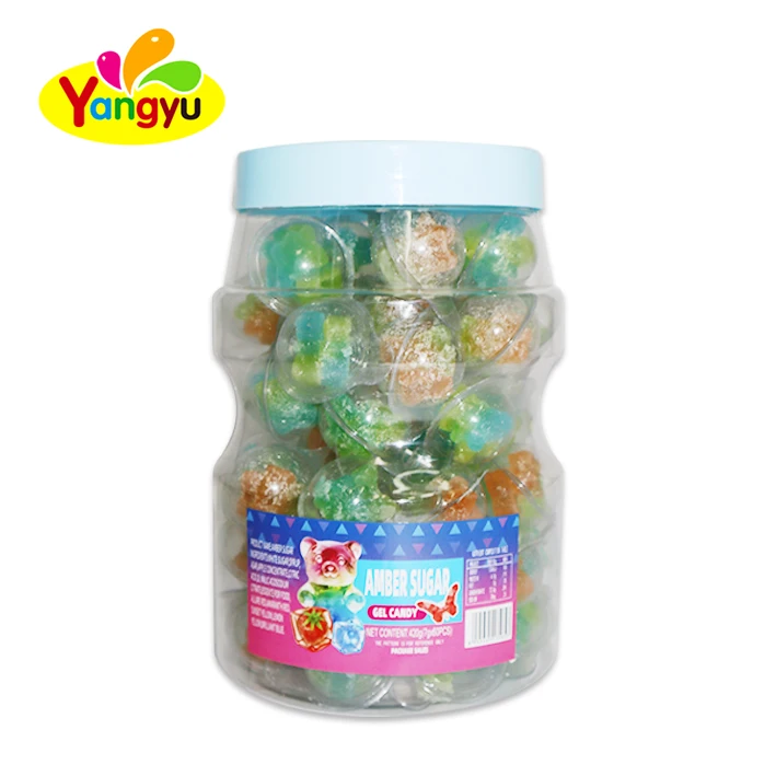 Halal Gummy Candy Sweets Sea Animal Shape Fruity Jelly Gummy Candy ...