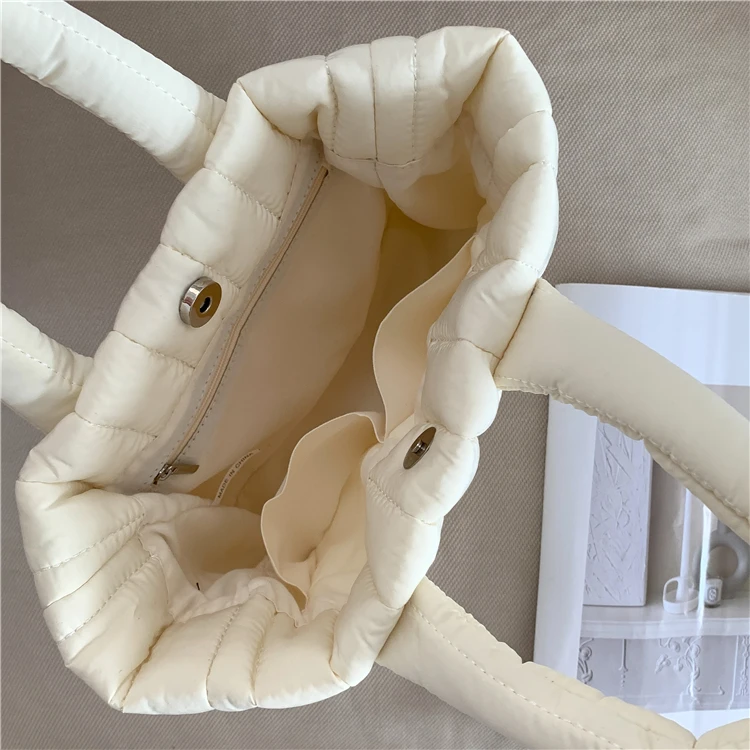 Custom Luxury Stripe Wadding Designer Tote Bag Fashion Handbags