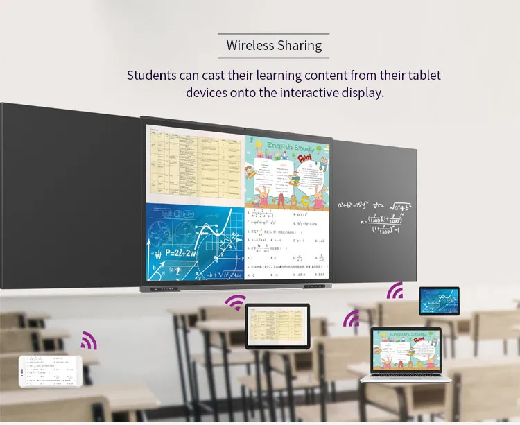 Ikinor Smart Blackboard - 75 Inch LED Touch Writing Board