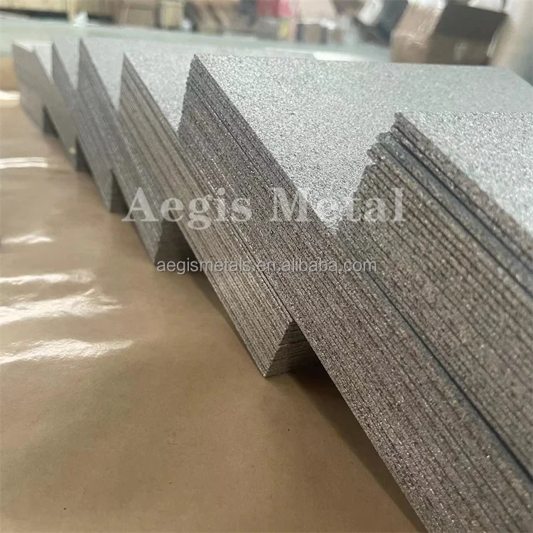 Titanium Powder Sintered Porous Sheet Ruthenium Iridium Coating Anode ...