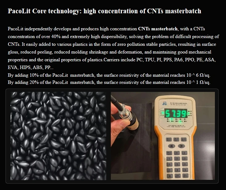 Cnts-pp Masterbatch High Quality Cnt Master Batch With Pe Pp Ps Pvc Abs ...