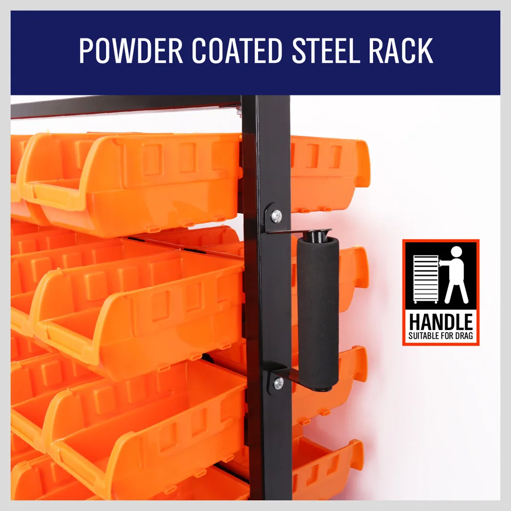 Jewelry Organizer - 90 Bin Shop Garage Nut Bolt Storage Rack