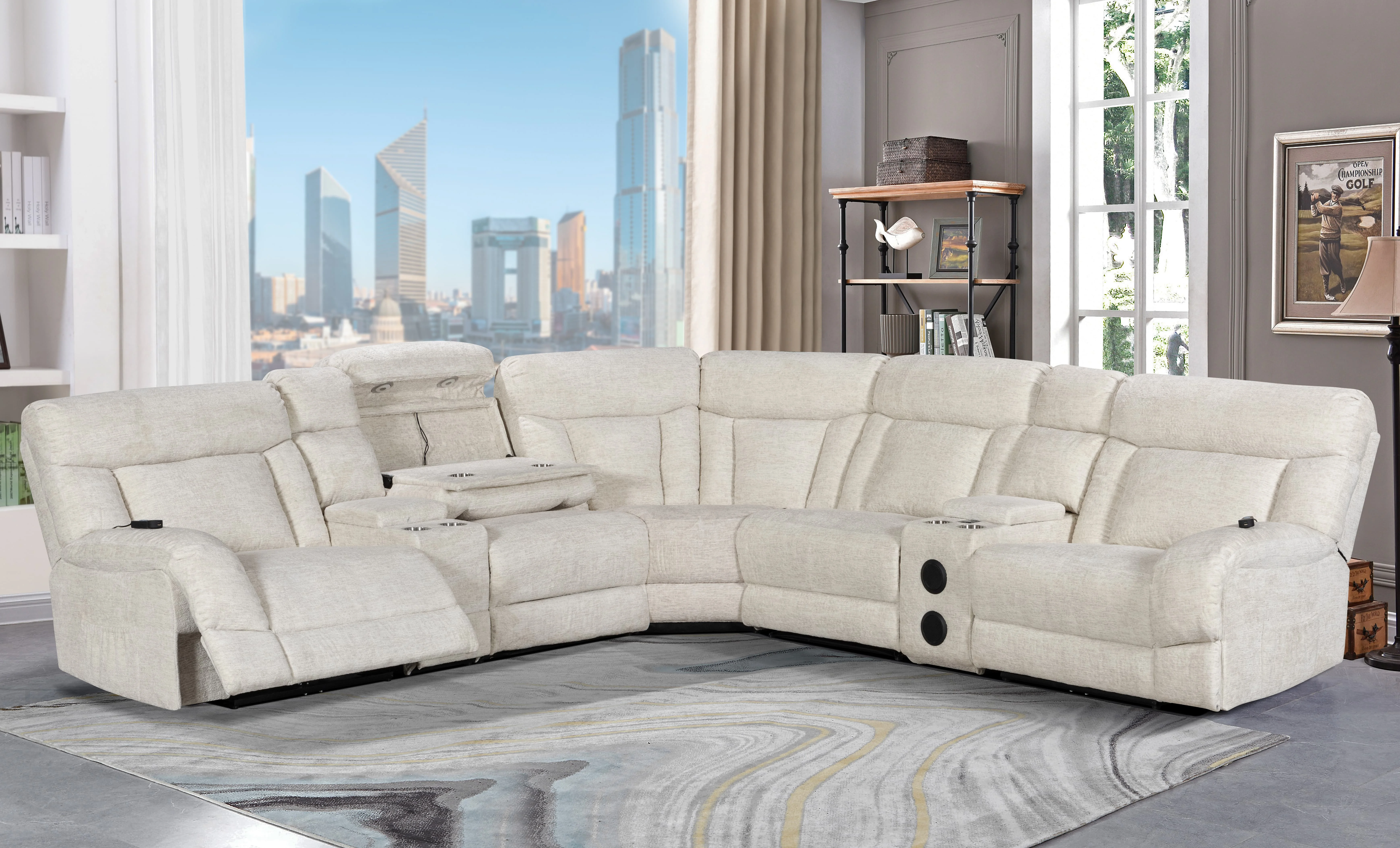 Recliner Sofa Set Hot Selling Modern Design Comfortable Leather ...