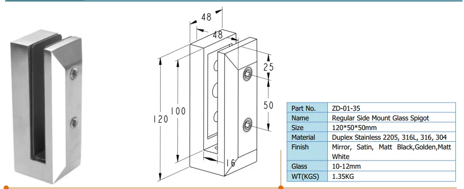 Frameless Face Mounted Smart Glass Railing Spigot - Buy Smart Glass ...